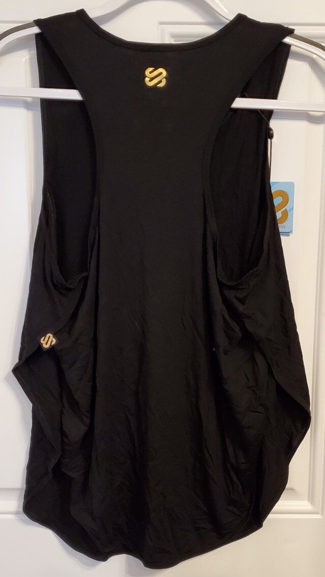 Women's Sharny & Julius SJ Softskin Mumlet Bamboo Singlet Top Black ...