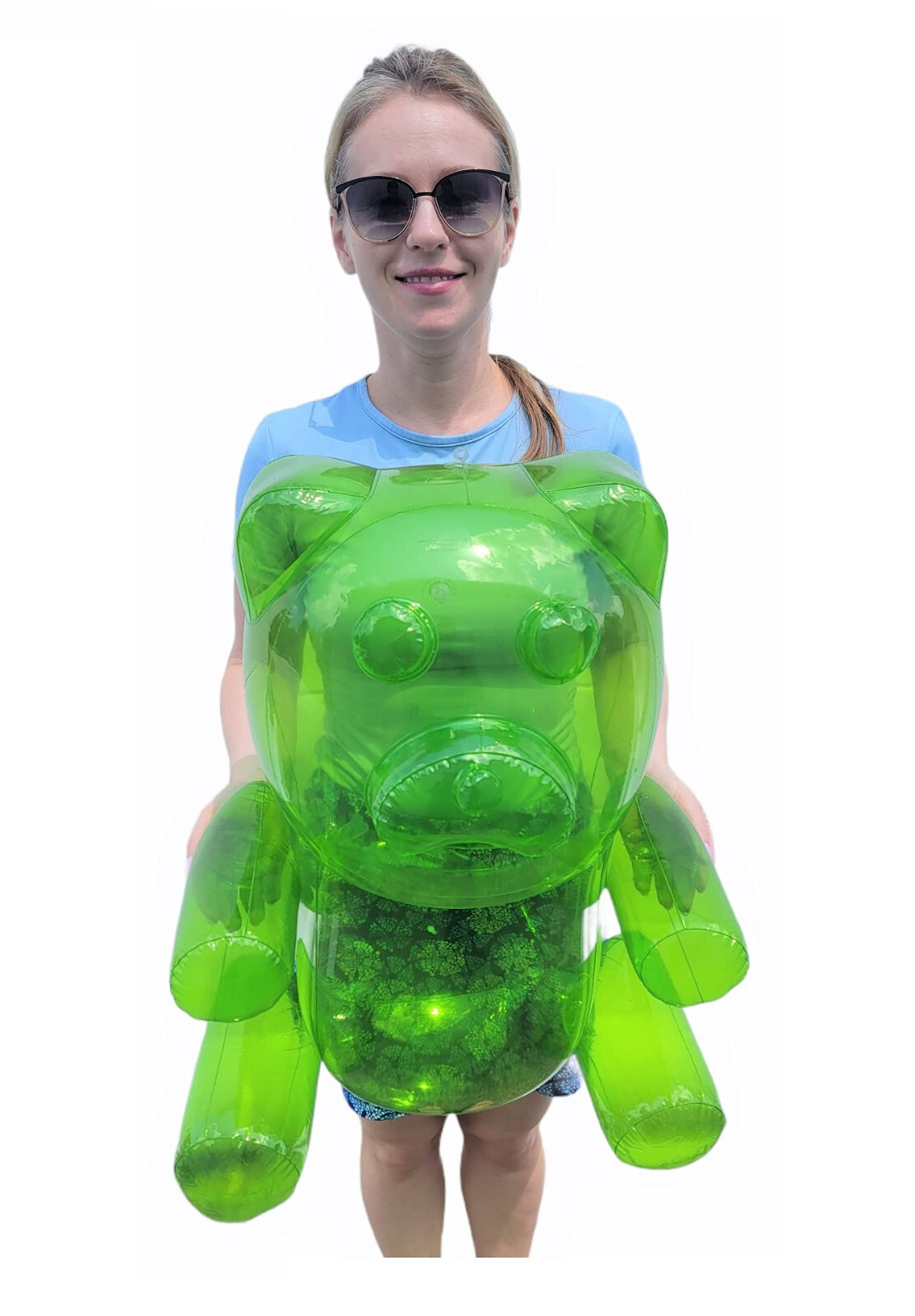Huge Inflatable Gummy Bears Inflates Assorted Colors (About 24 Inches ...