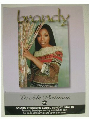 3 Brandy Promo Posters Poster Never Say Never | eBay