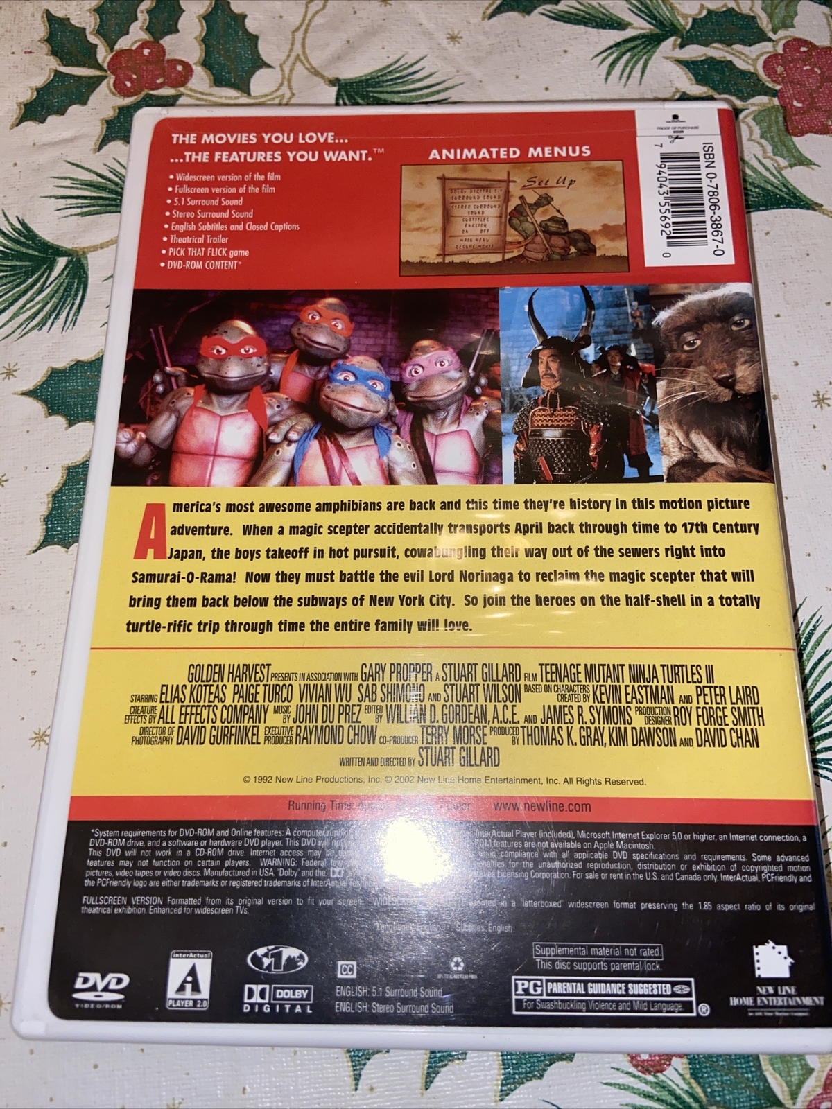 The Teenage Mutant Ninja Turtles III (DVD, 2002) 794043556920| eBay