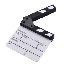Neewer Wooden Director's Film Movie Slateboard Clapper Board ...