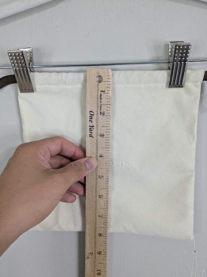 St. John Dust Bag 8x8 Beige Drawstring | eBay