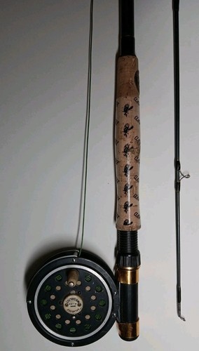 Pflueger Medalist 1495 DA fly fishing reel & 8' Eagle Claw Black Eagle Rod NICE! | eBay