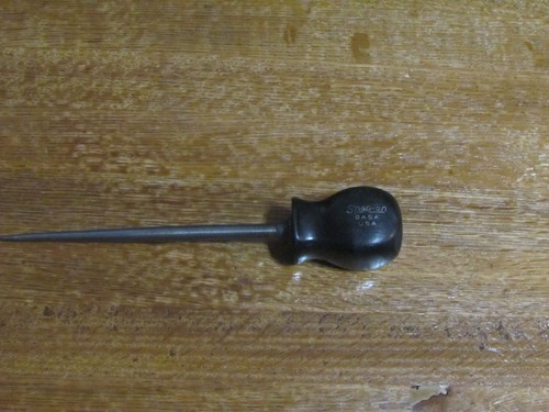 SNAP ON VINTAGE 6ASA SCRATCH AWL 6 1/2" OAL GC UNDERLINED LOGO LOGO | eBay