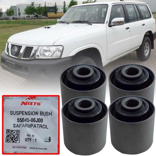 4X Rear Control Trailing Arm Bush 55045-06J00 Kit For Nissan Patrol Y60 ...