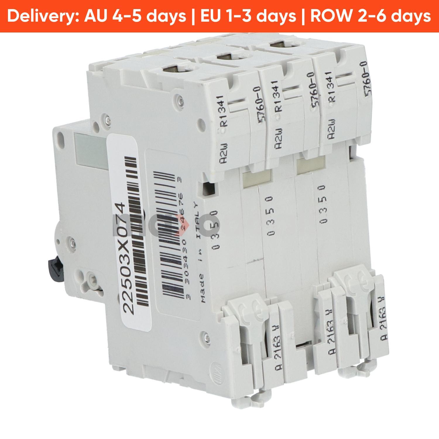 Schneider Electric 24676 Circuit breaker C60N - 3P - 25A - D curve New ...