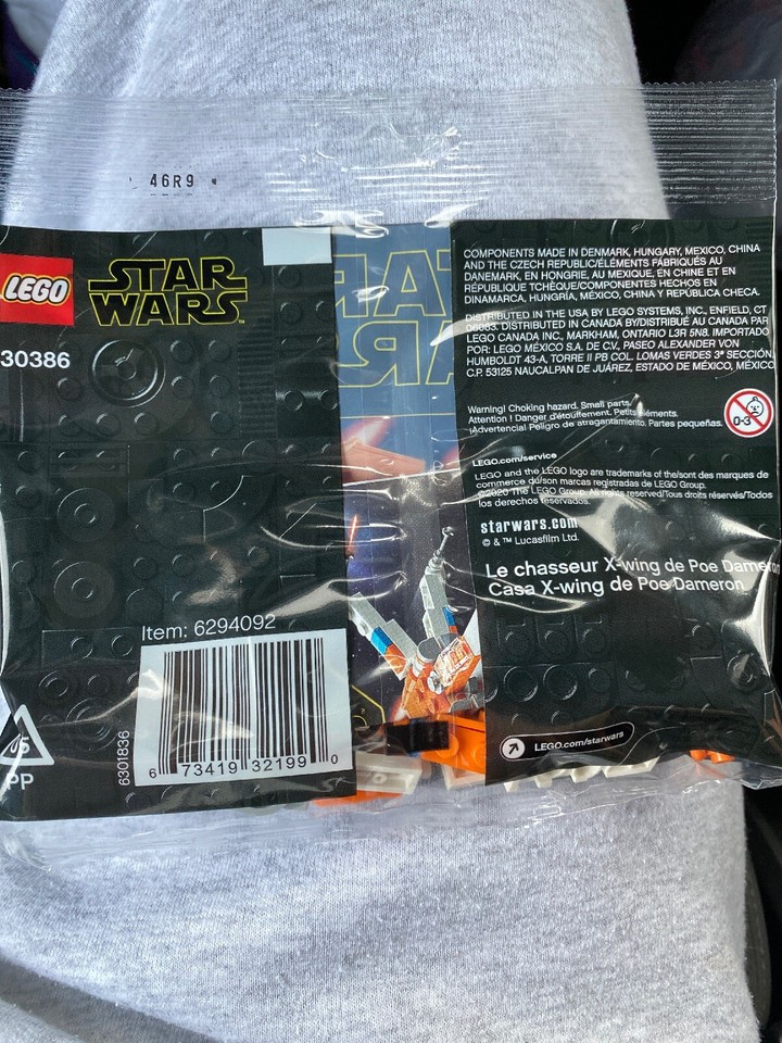 LEGO 30386 Star Wars Poe Dameron's X-Wing Fighter Polybag 72pcs New | eBay