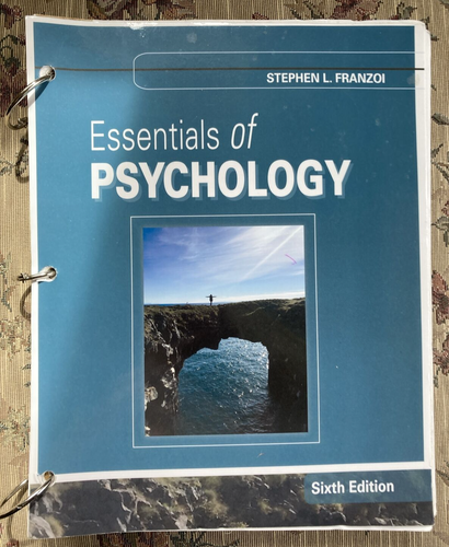 Essentials of Psychology by Stephen Franzoi (6th Ed) 9781517801458| eBay