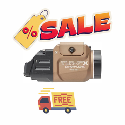 69429 TLR-7 X 500-Lumen Compact Tactical Weapon Light with High & Low ...