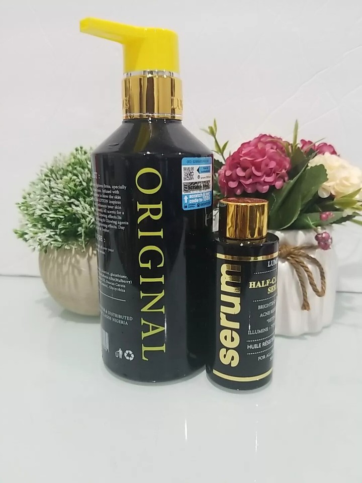Lumine HC Lightening & Toning Face & Body Lotion 400ml & Lumine Serum 50ml | eBay