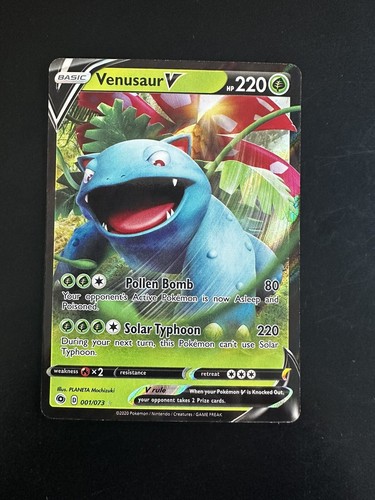 Pokémon TCG Venusaur V Champion's Path 001/073 Holo Ultra Rare | eBay