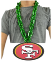 New NFL SAN FRANCISCO 49ERS Fan Chain Necklace Foam - PICK YOUR CHAIN ...