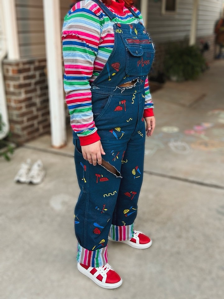Handmade Chucky Overalls Cosplay. Genuine Dickies Brand Size MR | eBay