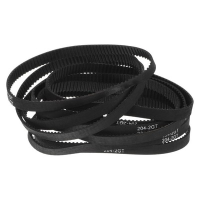 10pcs 2GT Timing Belt Closed Loop Rubber Belts 204-2GT-6, 6mm Width x ...