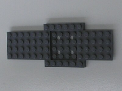 LEGO Dark Bluish Gray Vehicle Base 6 x 16 x 2/3 4 Holes Ref 52037 Set ...