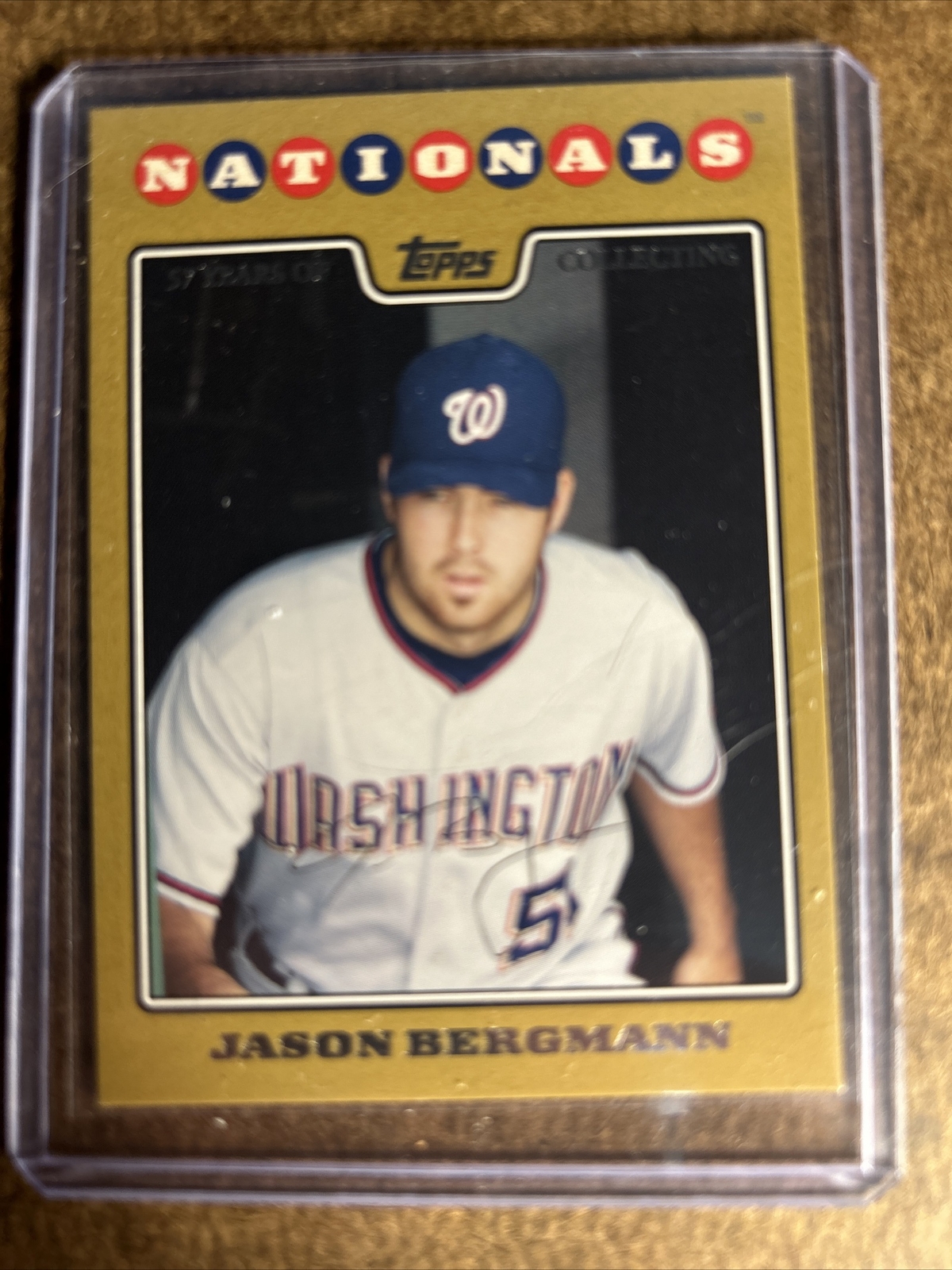 2008 Topps - Gold Border #606 Jason Bergmann /2008 for sale online | eBay