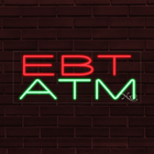 BRAND NEW "EBT ATM" 30x12x1 INCH LED FLEX WINDOW/WALL INDOOR SIGN 31512 ...