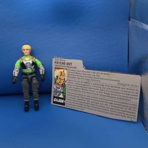 NICE TOY CONDITION Vintage 1987 GI Joe PSYCH OUT 3.75" Action Figure ...