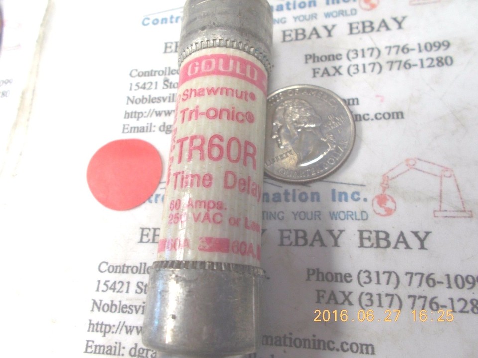 Gould/Shawmut TR60R/TR-60R Tri-onic Time Delay 60 amp fuse, 250 VAC | eBay