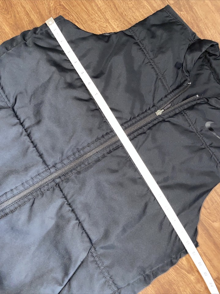 NIKE SYNTHETIC FILL CORE REVERSIBLE GOLF VEST 932303-010 MENS MEDIUM ...