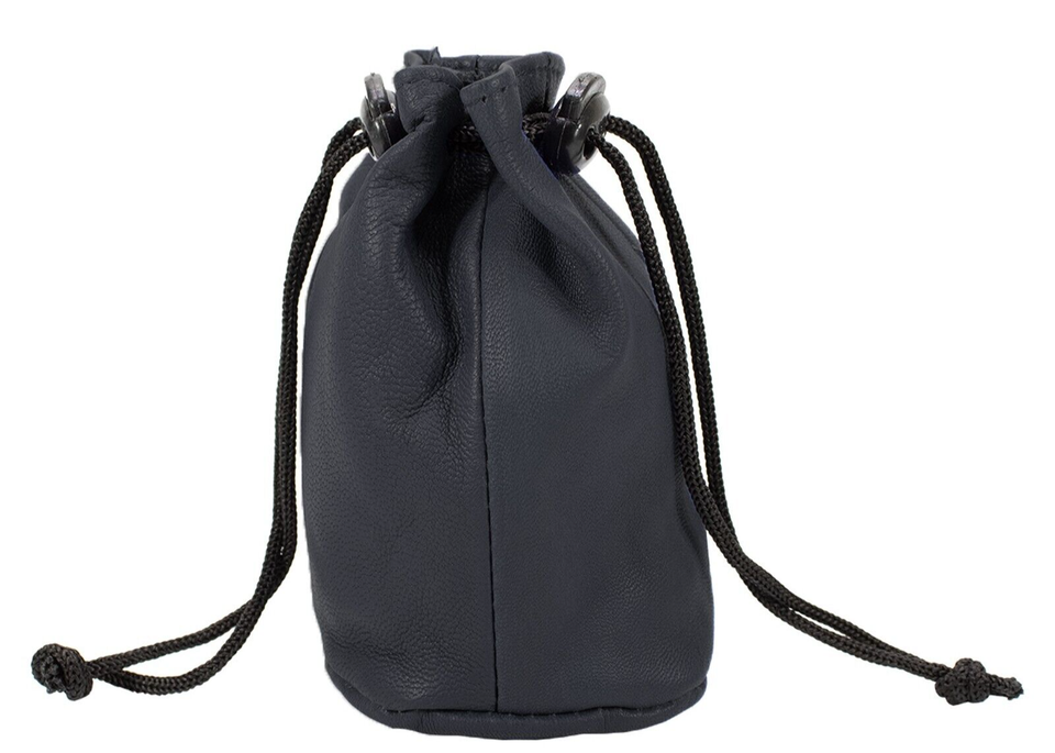 Genuine Leather Mini Pouch – Coin & Jewelry Holder, Women's Drawstring ...