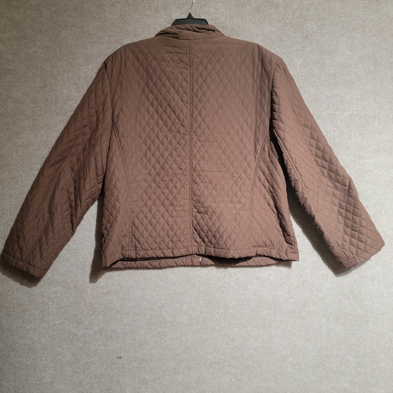 Jane Ashley Quilted Jacket Barn Coat Brown Water Repe… - Gem