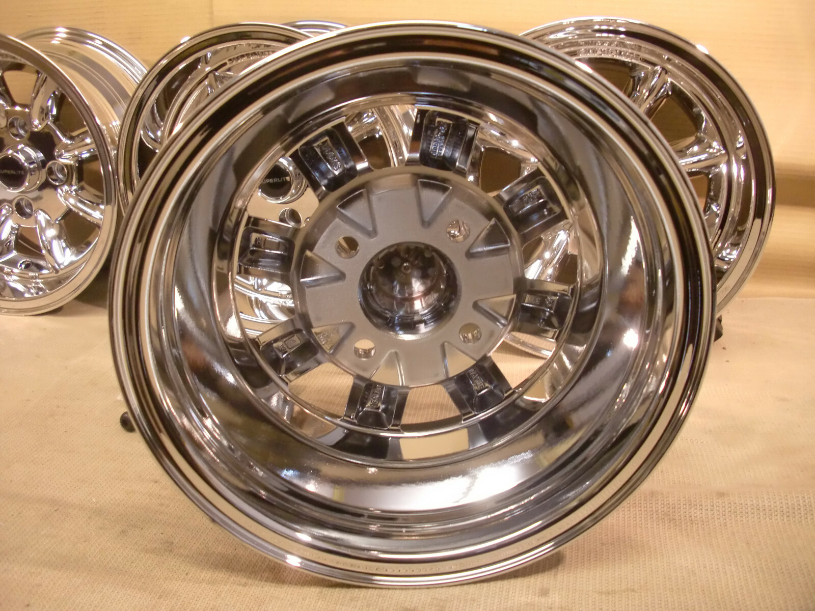 ESCORT CAPRI ETC FORD 7X13 DEEP DISH ALLOY WHEEL SET JBW SUPERLITE ALL ...