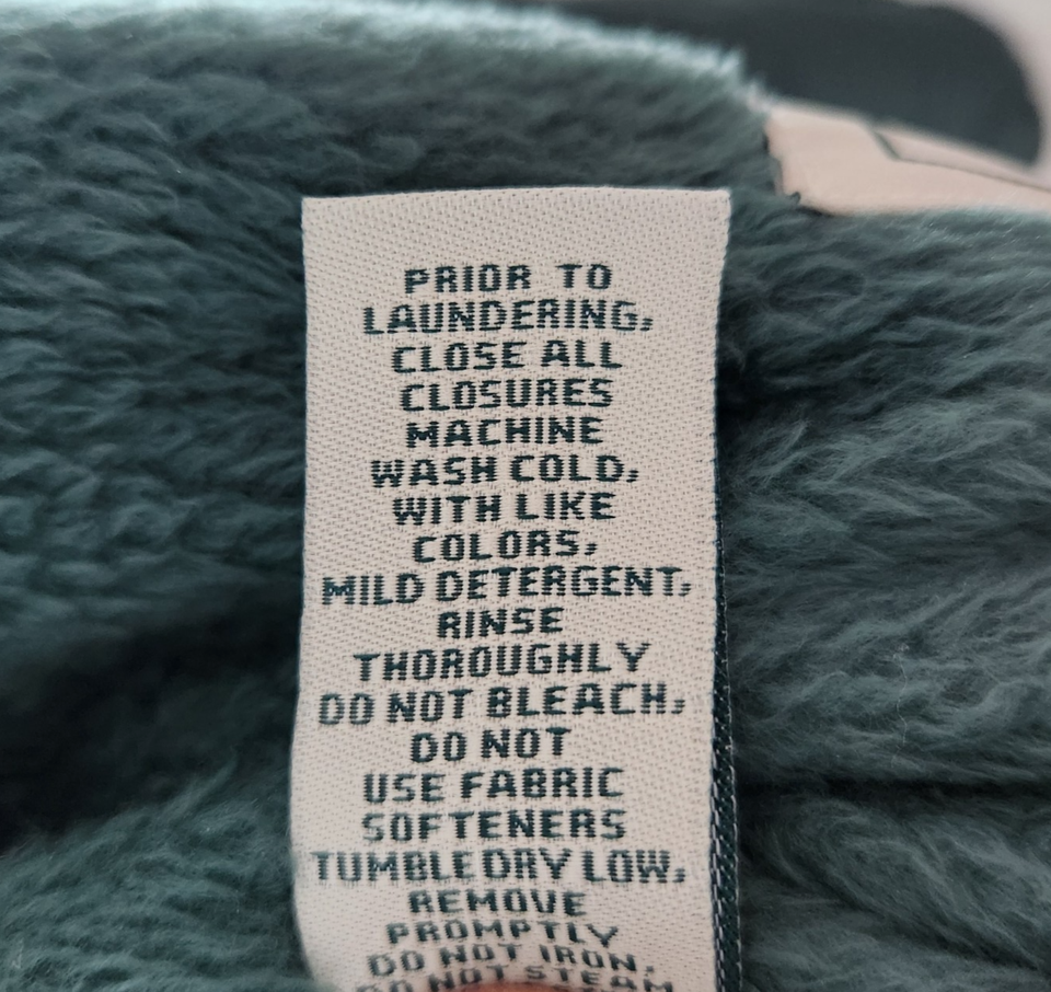 LL Bean Fleece Lined Insulated Hooded Puffer Coat Boys XL 18 Green ...