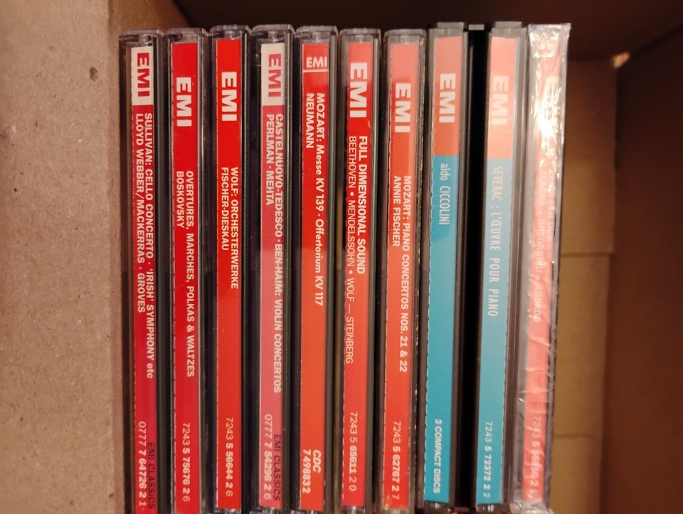Lot of 12 EMI classical music CDs Opera and more | eBay