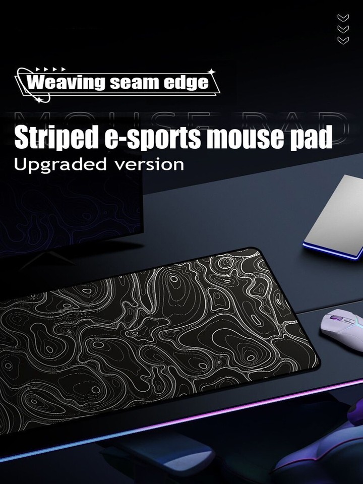 Upgraded Extended Size Computer Keyboard Rubber Mat Desktop Mouse Pad ...