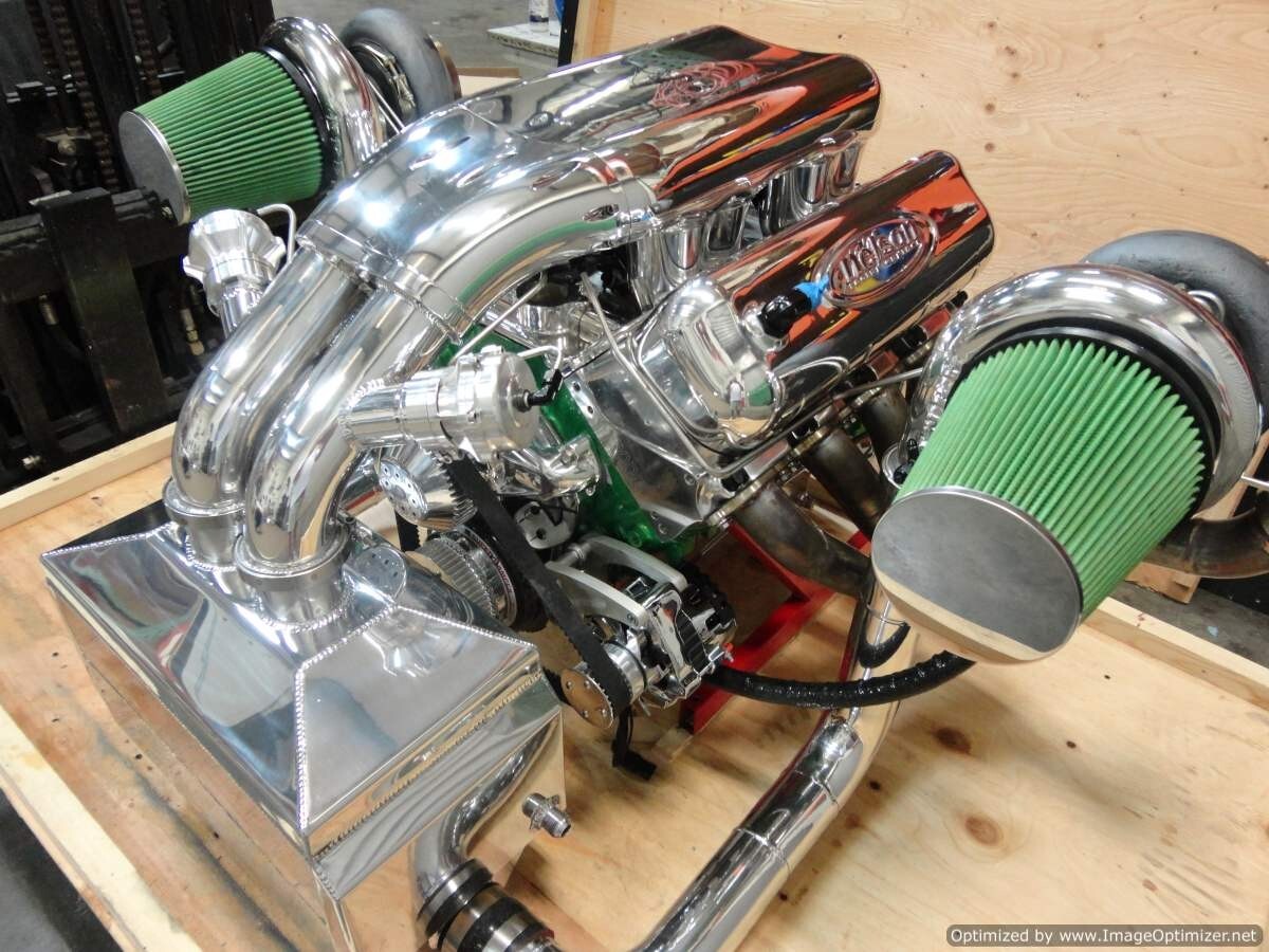 Parting out 632ci Nelson Racing Engine w/ 88mm twin Turbos | eBay