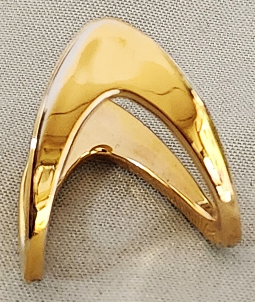 Fabulous! MILOR Bronze Italy Cubic Zirconia Ring Wishbone Vanki ...