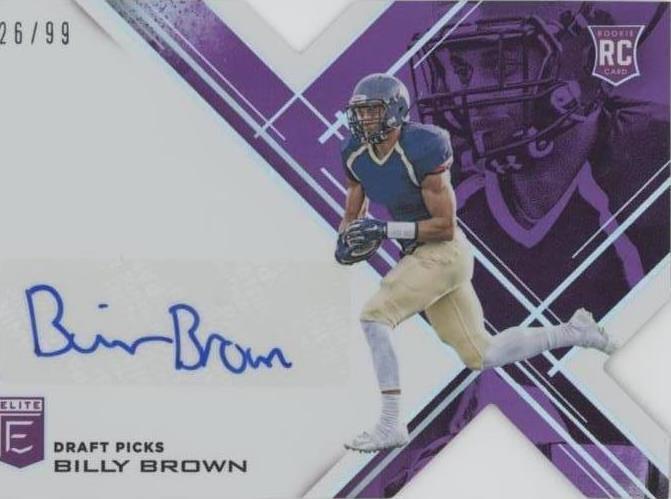 2017 Panini Elite Draft Picks - Draft Picks Billy Brown #255 ...