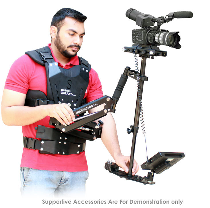 5-10kg Load Pro Camera Video Stabilizer Vest+ Galaxy Dual Arm support ...