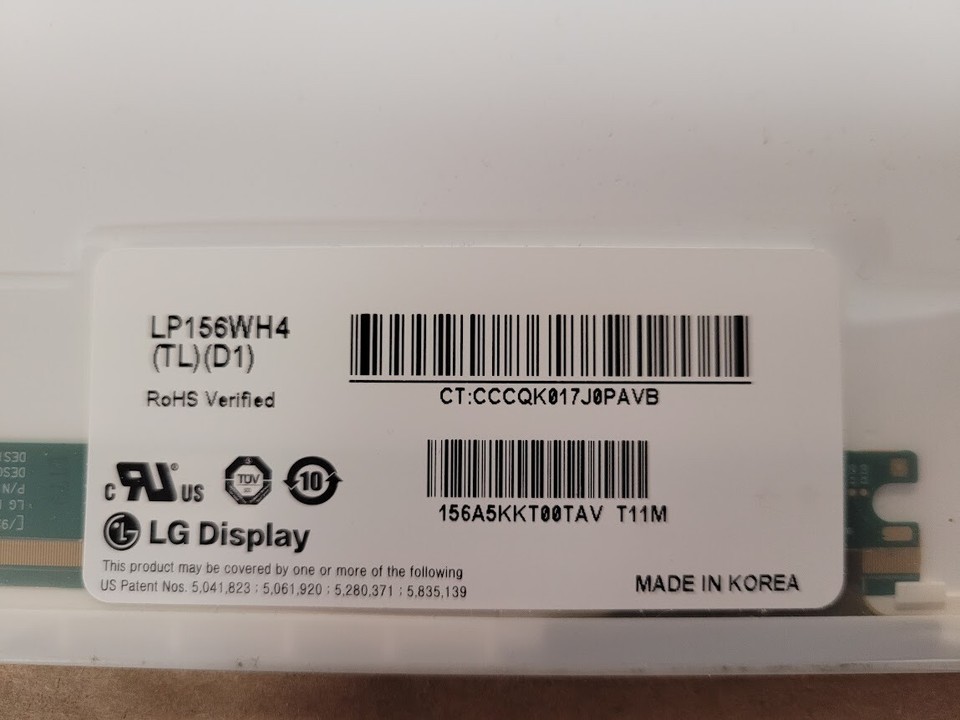 LG Display 15.6" HD Matte LED Screen Grade B+, LP156WH4 (TL) (D1) | eBay