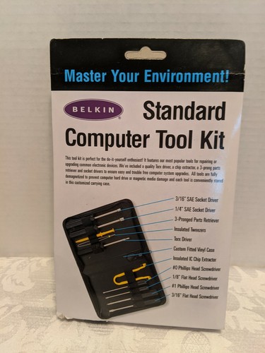 Belkin Standard Computer Tool Kit 10 Piece NEW | eBay
