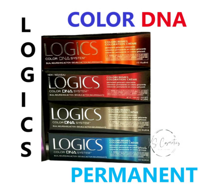Logics Color DNA System COLORCREME Permanent Hair Color 2 oz. (Choose ...