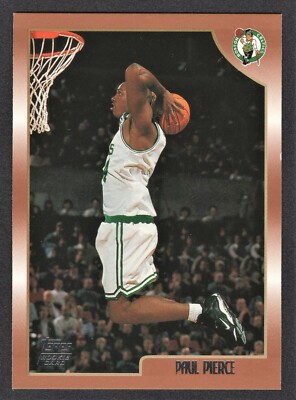 1998-99 Topps Paul Pierce Rookie Card #135 - Boston Celtics - Hall of ...