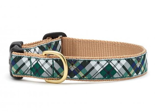 Gordon Plaid Dog Collar - Made in USA - XS S M L XL XXL - Narrow or ...