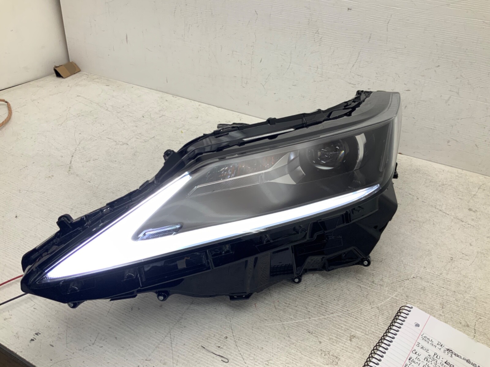 2020 2021 2022 LEXUS RX350 RX450h DRIVER LH SIDE FULL LED HEADLIGHT OEM ...