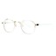 Vintage Clear Lens Glasses Round Side Cover Frame Fashion Eyewear UV ...