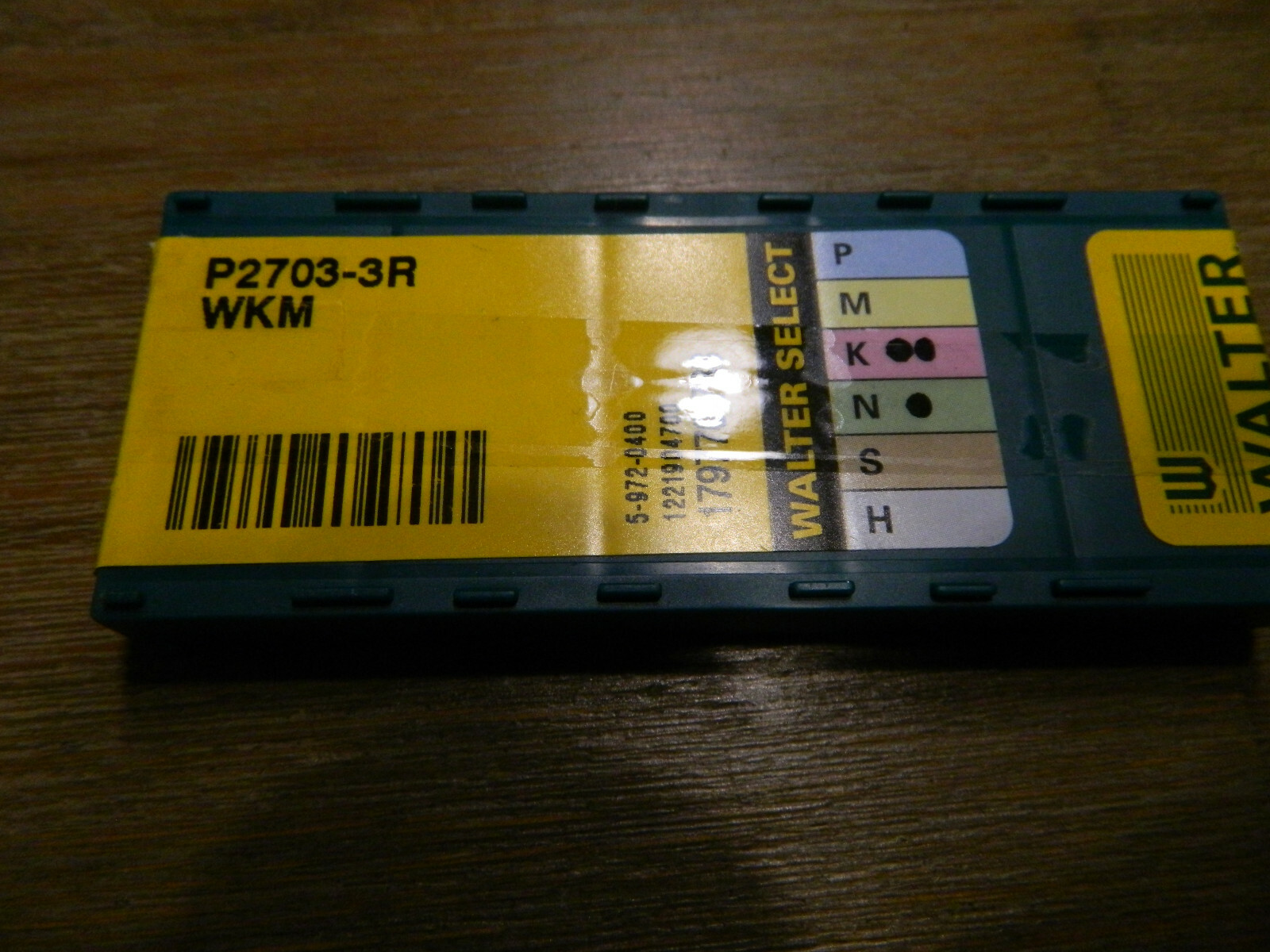 10 Stück Walter P2703-3R WKM Wendeplatten Schneidplatten Carbide ...