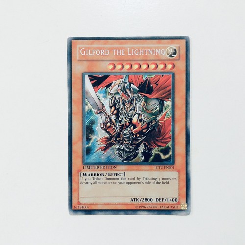 2005 Yu-Gi-Oh YuGiOh Holo Card Gilford The Lightning CT2-EN001 Limited ...