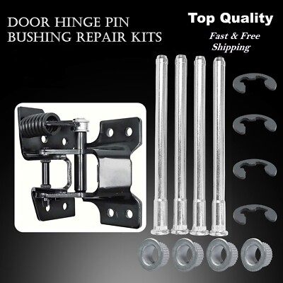 Door Hinge Pin and Bushing Repair Kit Compatible 1994-2004 Chevy ...