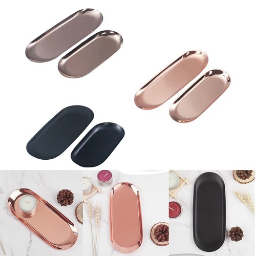 Tray Black/bronze/rose Gold Multi-functional Durable Electroplating ...