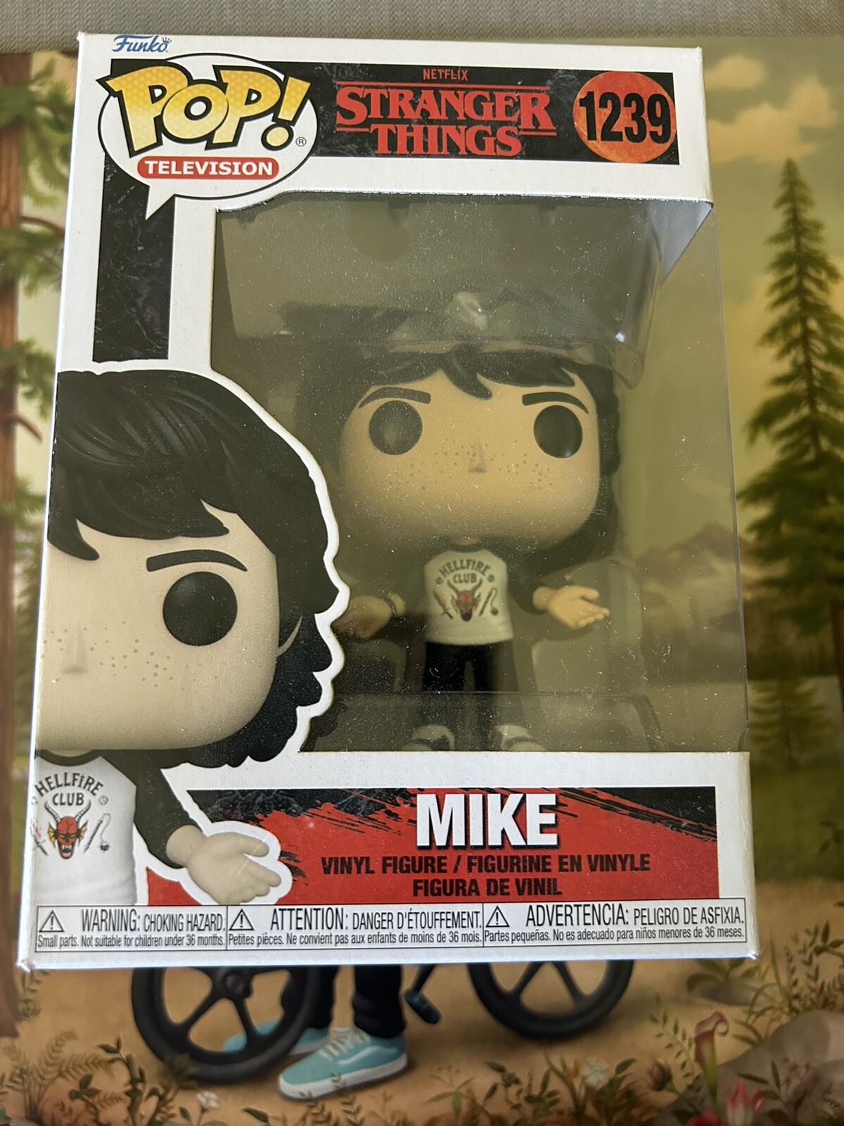 Funko Pop! Stranger Things #1239 Mike W/ Hellfire Shirt Vinyl Figure ...