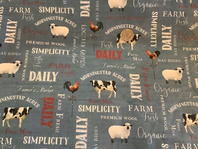 Farm Fresh fabric #04908, P & B Textiles, by the yard | eBay