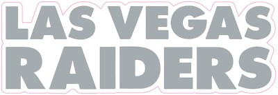 Las Vegas Raiders Football Vinyl Decal Sticker Car Truck Bumper Tumbler ...