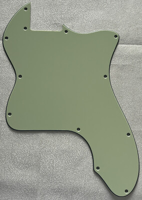 Custom For Classic Series 72 Thinline Tele Blank Guitar Pickguard Green ...