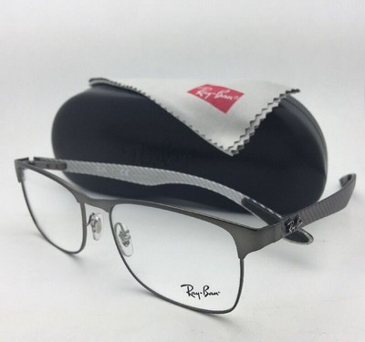 New RAY-BAN Rx-able Eyeglasses TECH RB 8416 2620 55-17 Gunmetal ...
